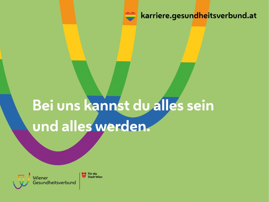 Der WIGEV ist erstmals auf der Regenbogenparade - Wiener Gesundheitsverbund